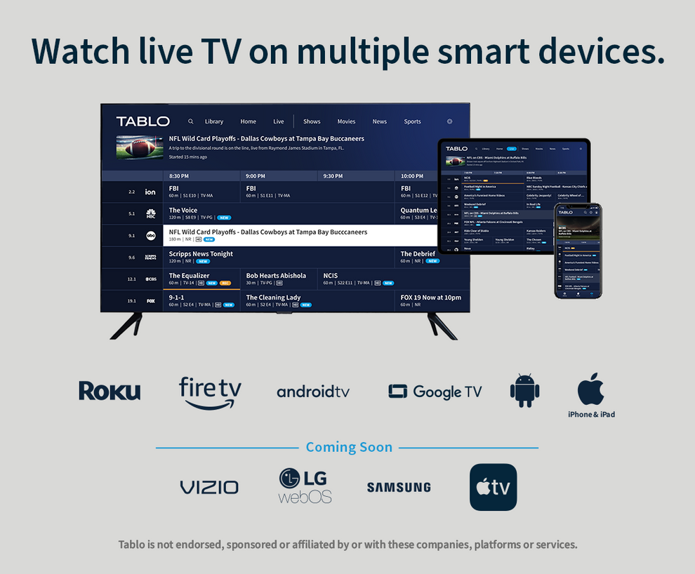 Tablo (4th Generation) Over-the-Air [OTA] DVR – Tablo TV