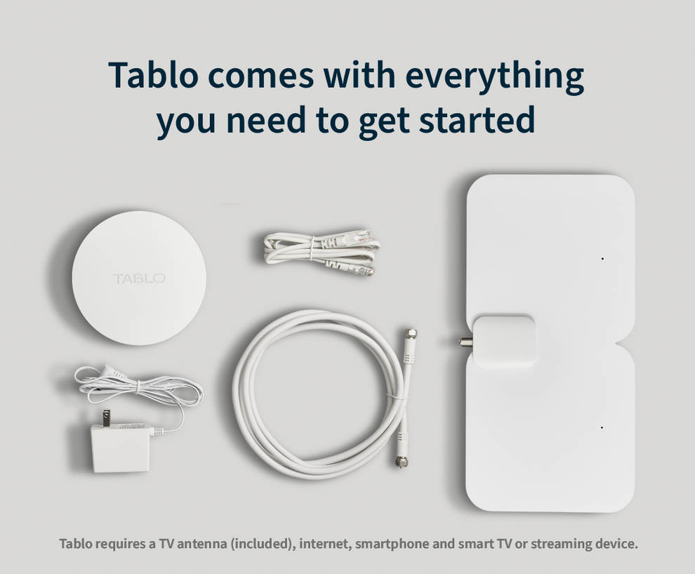 Tablo 4th Gen 2-Tuner OTA DVR with 35-Mile TV Antenna – Tablo TV
